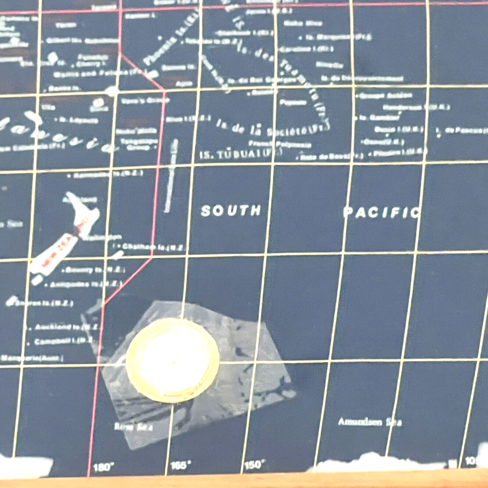 BLUE LAPIS GEMSTONE MAP WORLD CLOCK 15.5x24.5in REAL STONE BOARD FRAMED ...