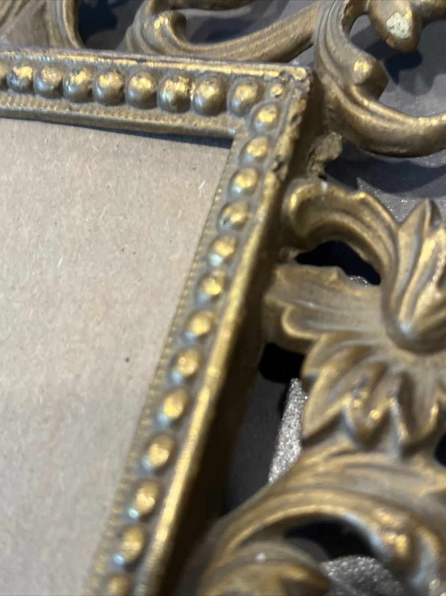 clearance on sale Large VTG Ornate Metal Italy Frame Miss Murray ...