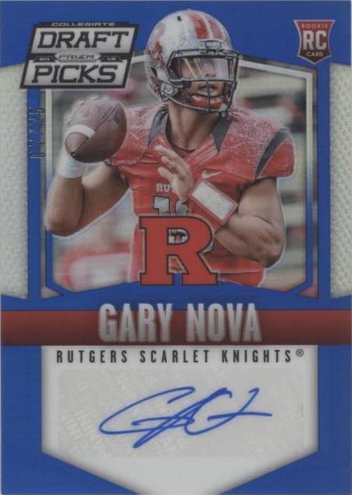 2015 Panini Prizm Collegiate Draft Picks - Gary Nova #185 Blue Prizm ...