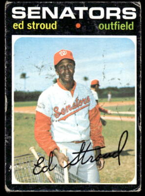 1971 Topps Ed Stroud #217 Washington Senators Baseball Card | eBay