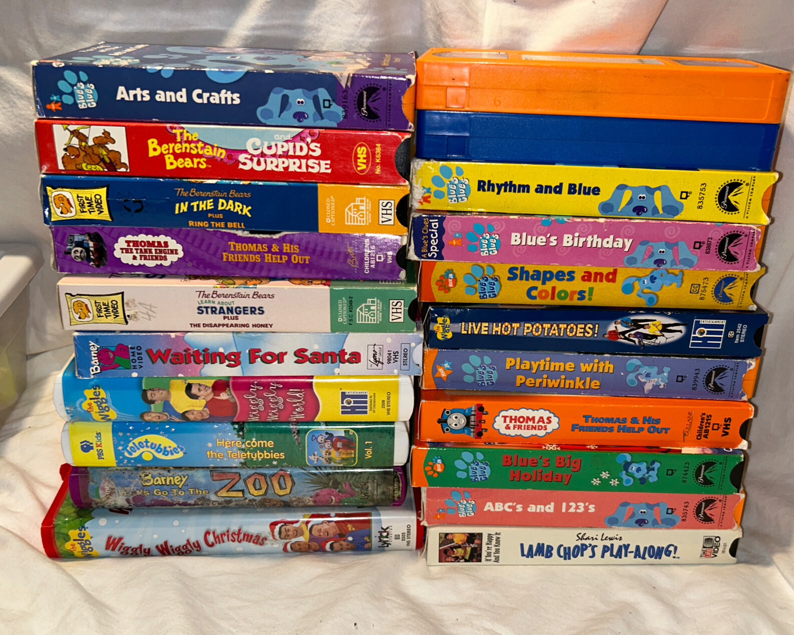 21 Kids VHS Tapes Barney Blue’s Clues | Grelly USA