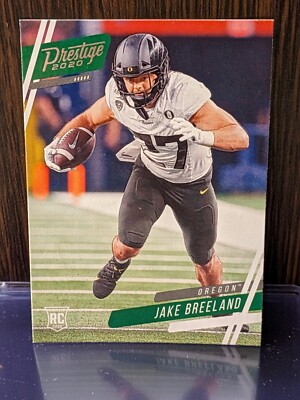 2020 Chronicles Draft Picks Prestige #9 Jake Breeland RC Rookie Oregon ...