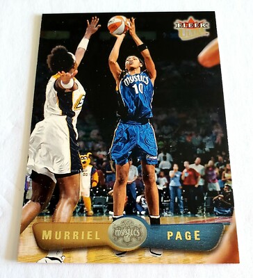 2002 ULTRA WNBA #47 MURRIEL PAGE WASHINGTON MYSTICS NR.MINT/MINT ...