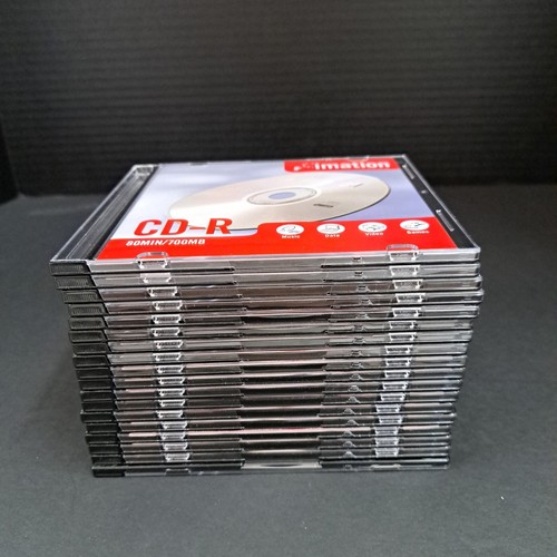 LOT Of 18 Imation CD-R 80Min 700MB with Slim Jewel Cases NEW Unused | eBay
