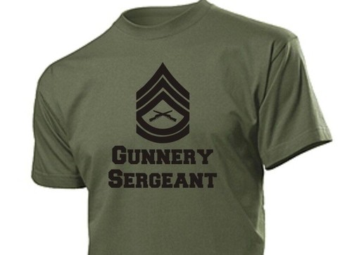 T-Shirt US Army Gunnery Sergeant Marines Navy USMC S-XXL USMC Navy ...