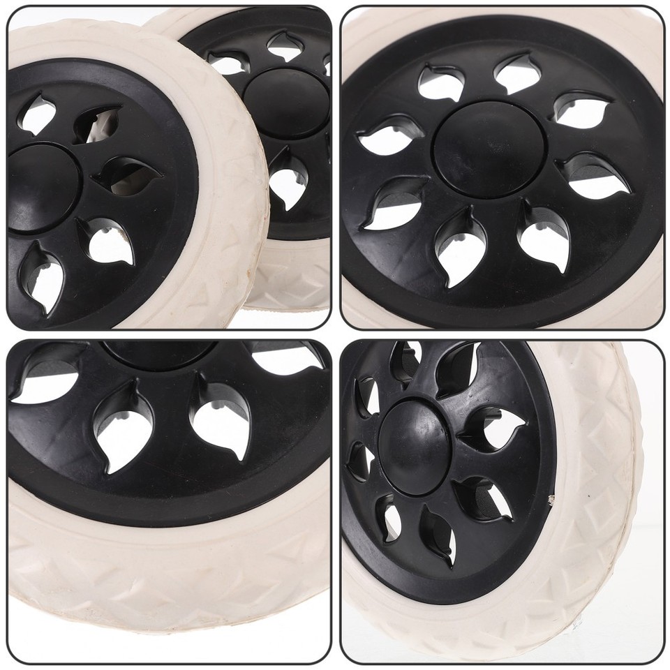 4Pcs Stable Cart Wheel Replacement for Shopping Cart Trolley ...