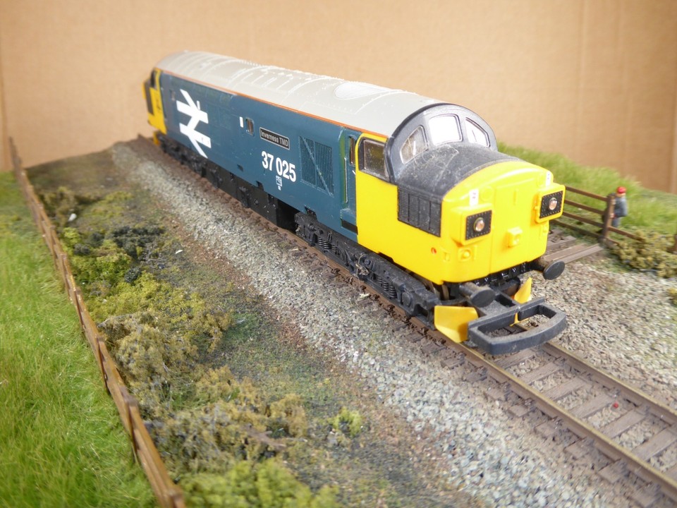 Lima 00 Gauge BR Class 37 Diesel Loco no. 37025 in Large Logo Blue ...