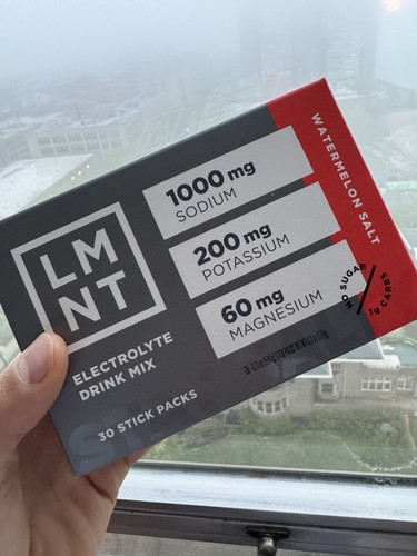 LMNT Watermelon Salt Keto Electrolyte Powder Packets 30 Stick New ...