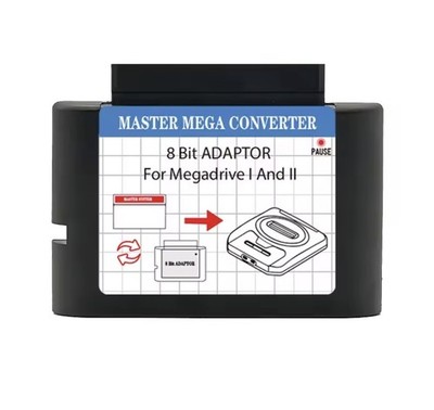 Master System Cartridge 8 bit Converter Mega drive 16 bit Adapter For ...