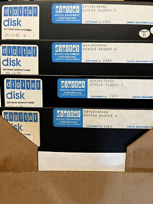 DEC digital Equipment Corp Software 8” Floppy VMS Nice Condition | eBay