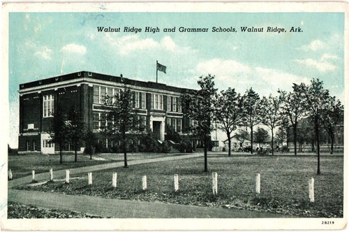 Walnut Ridge High and Grammar Schools Walnut Ridge Arkansas Postcard ...