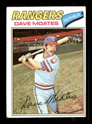 1977 Baseball Topps Dave Moates Texas Rangers #588 | eBay