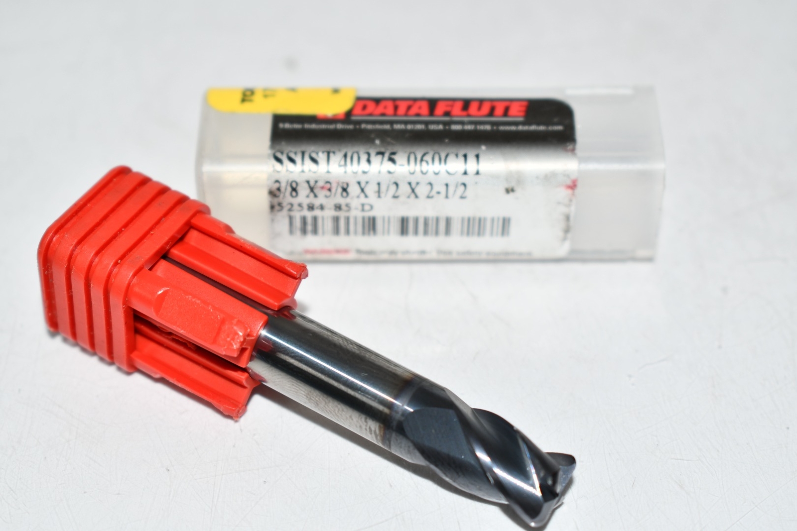 NEW Data Flute SSIST40375-060C11 4 Flute Carbide End Mill 3/8 x 3/8 x 1/2 x 2-1/ | eBay