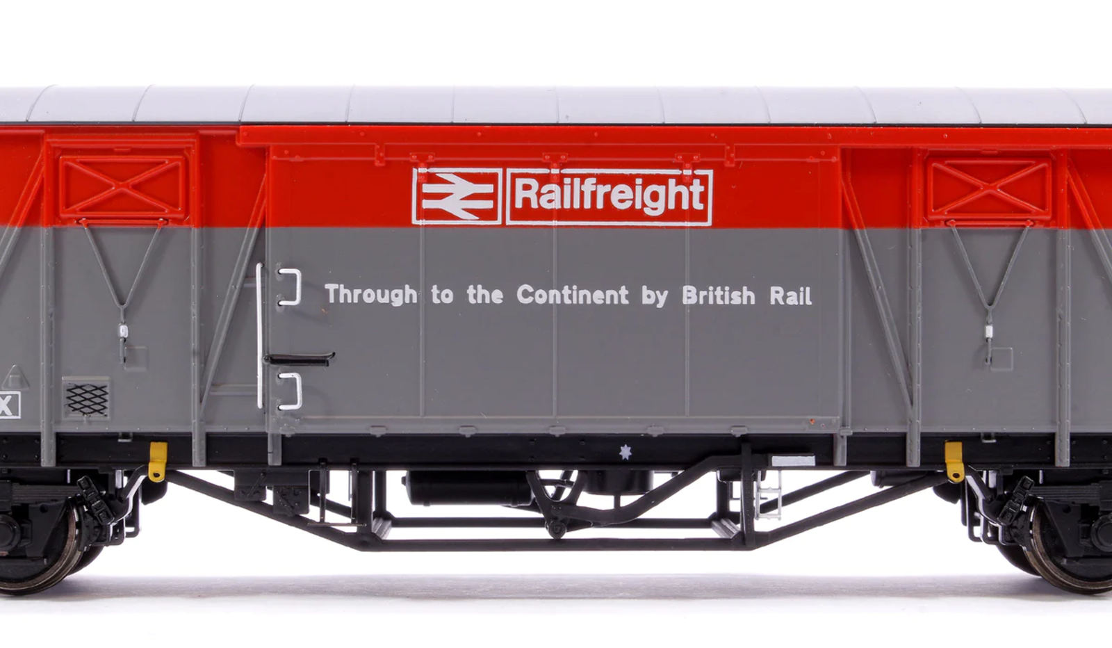 Sonic Models OO 20T VIX Ferry Van , BR Railfreight Red/Grey B786974 ...
