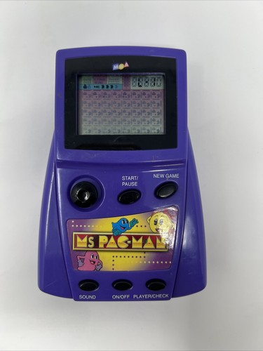 MGA Entertainment Ms. Pac-Man Electronic Handheld Game Purple 2001 ...