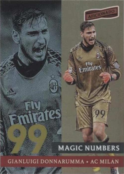 2016-17 Panini Aficionado - Magic Numbers Gianluigi Donnarumma #MN-15 ...