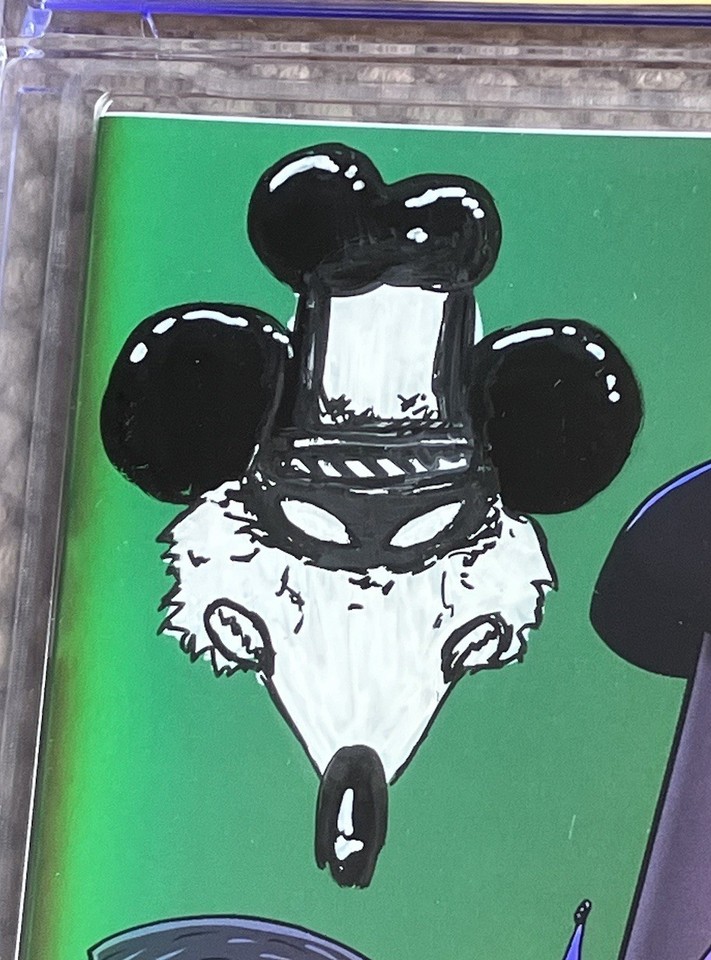 CGC 9.8 Too Many Ninja Willies Biggie Foil Sketch/Signed SMUNCHY ...