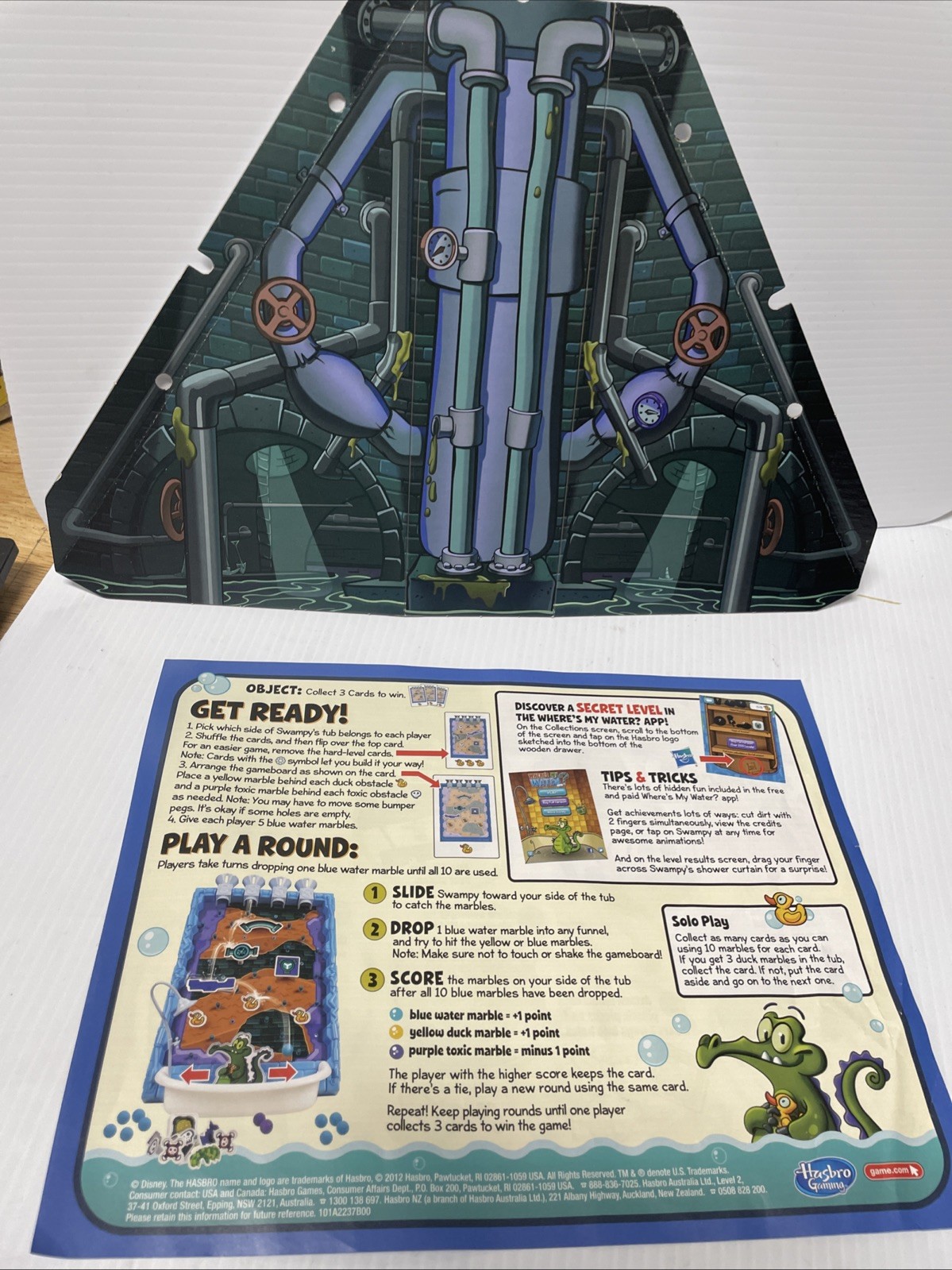 Disney Where's My Water? Board Game 2012 By Hasbro | eBay