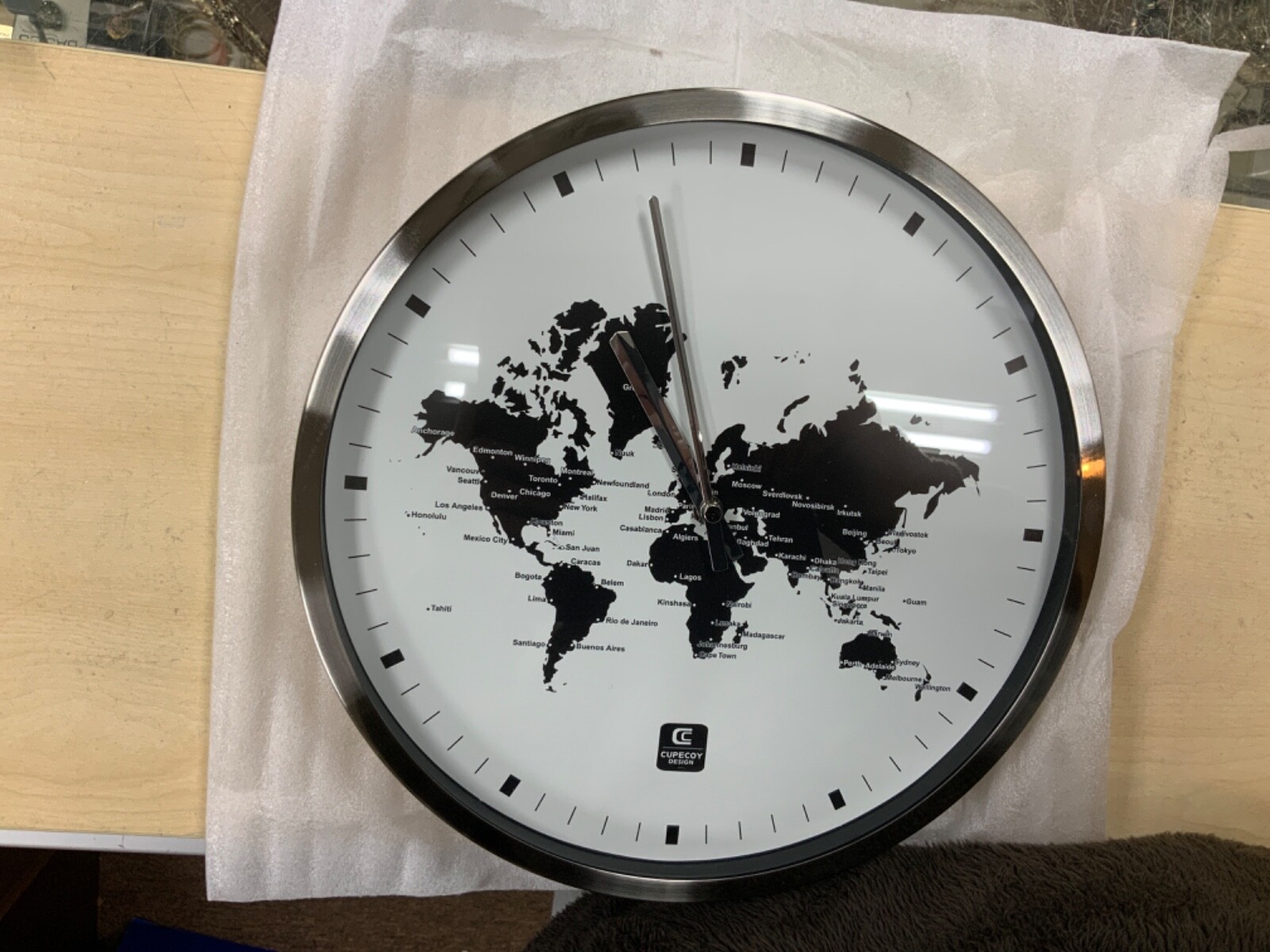 Cupecoy Design hanging clock Item No. #2346 - new & working | eBay