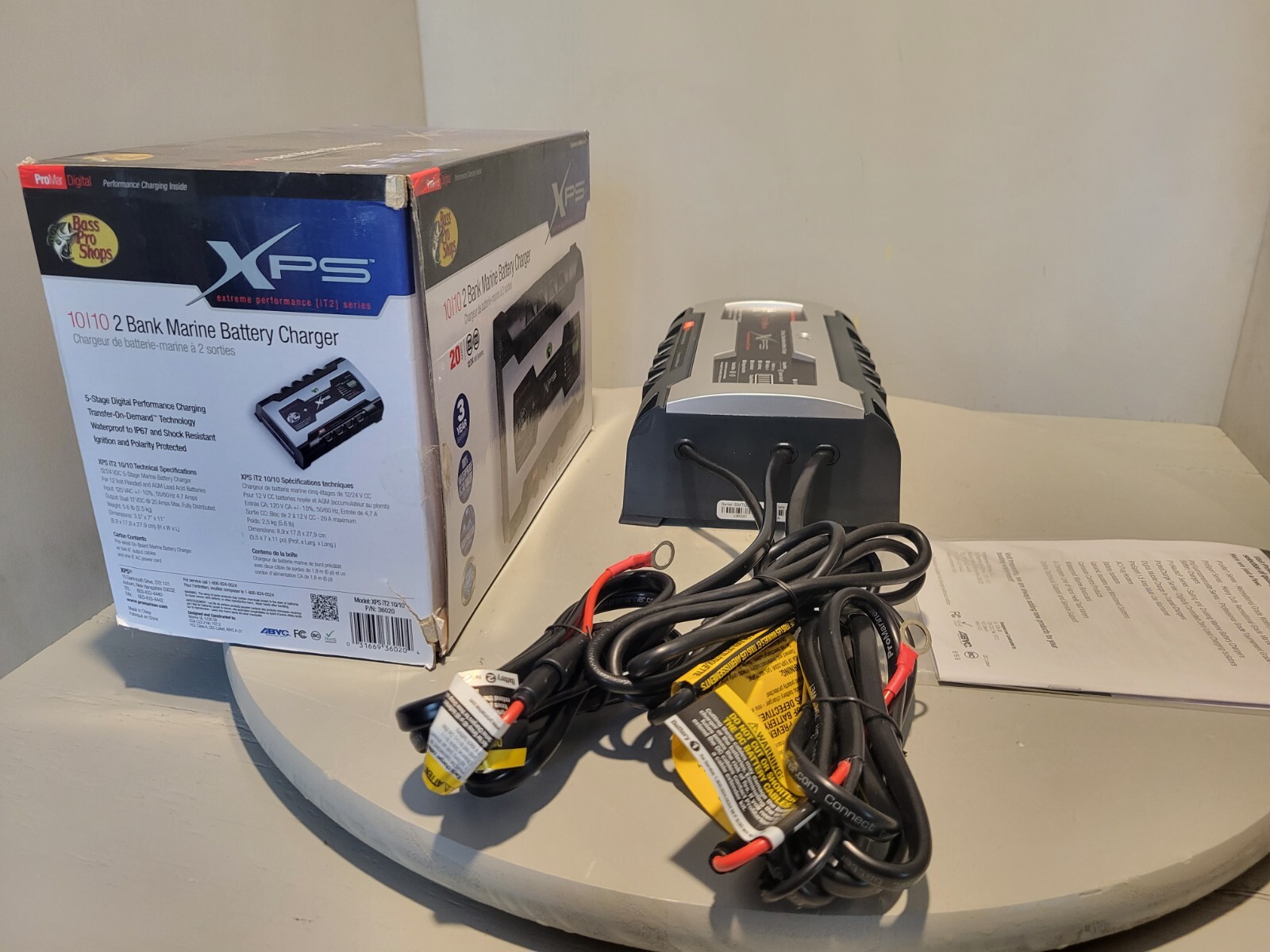 XPS 10/10 2 Bank Marine Battery Charger, 20A, Model xPS iT2 10/10 ...