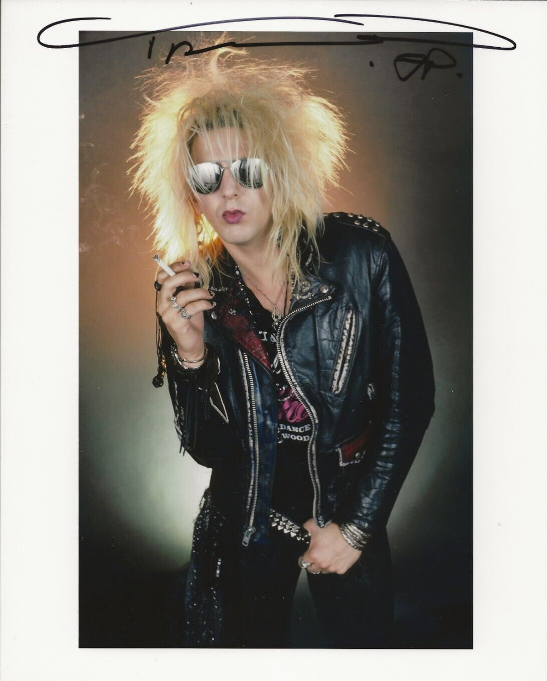 Taime Downe of Faster Pussycat REAL hand SIGNED Photo #3 COA ...
