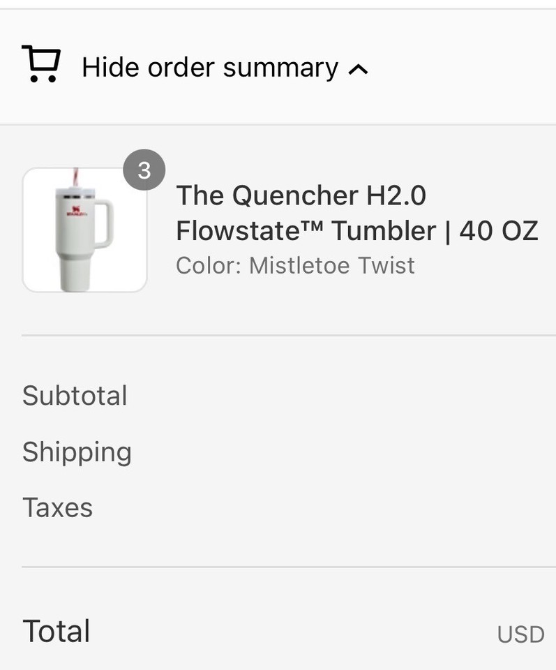 Stanley Mistletoe Twist Quencher Flowstate Tumbler 40oz Limited Edition ...