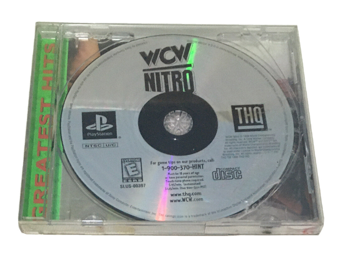 WCW Nitro (Sony PlayStation 1, 1998) PS1 Game Disc Only | eBay