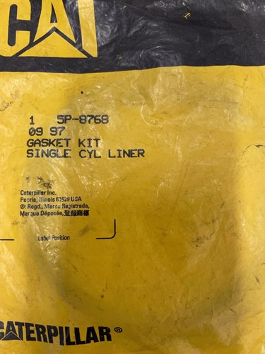 Caterpillar 5P8768 Gasket Kit Liner Seals Genuine Cat For 3304 3306 ...