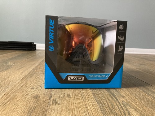 NEW IN BOX Virtue VIO Contour II Paintball Goggle / Mask - Graphic Black Fire | eBay