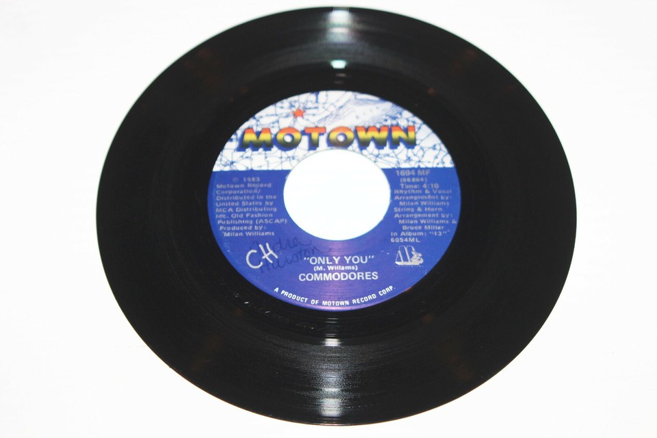 The Commodores - Only You / Cebu 45 Record 7" - 1976 Motown 1694 MF | eBay