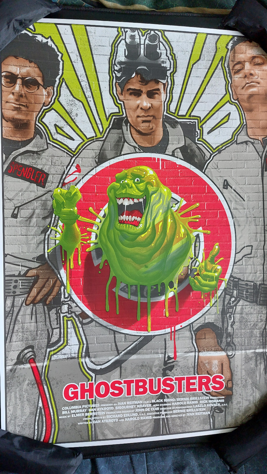 "Slimer" Ghostbusters by Yvan Quinet Movie Art Poster Print # 22 / 135 ...