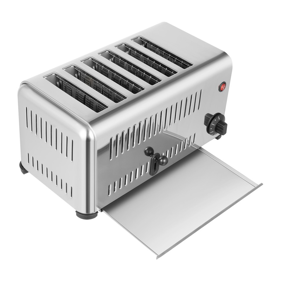 6 Slice Commercial Conveyor Toaster Stainless Steel Bread Toaster ...