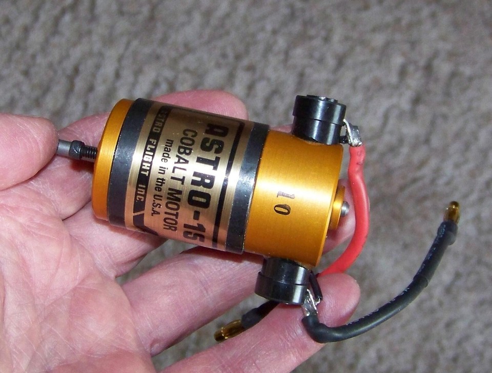 Vintage NEW Astro Flight Challenger .15 Cobalt Brushed Electric Motor ...