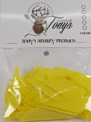 2"INCH 50PK VANETEC FLO-YELLOW VANES VNT2225 | eBay