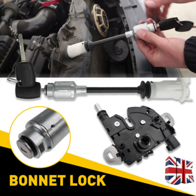 Bonnet Release Lock Latch 1343577 For Ford Focus MK2 Repair Set Kit ...