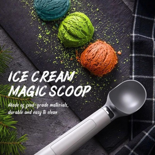 Electric Heating Stainless Steel Ice Cream Scoop Self Melting Ice Cream ...