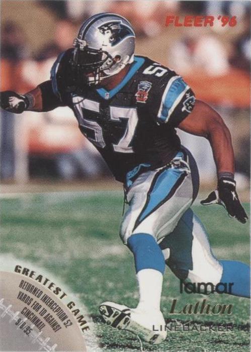 1996 Fleer - Lamar Lathon #20 for sale online | eBay