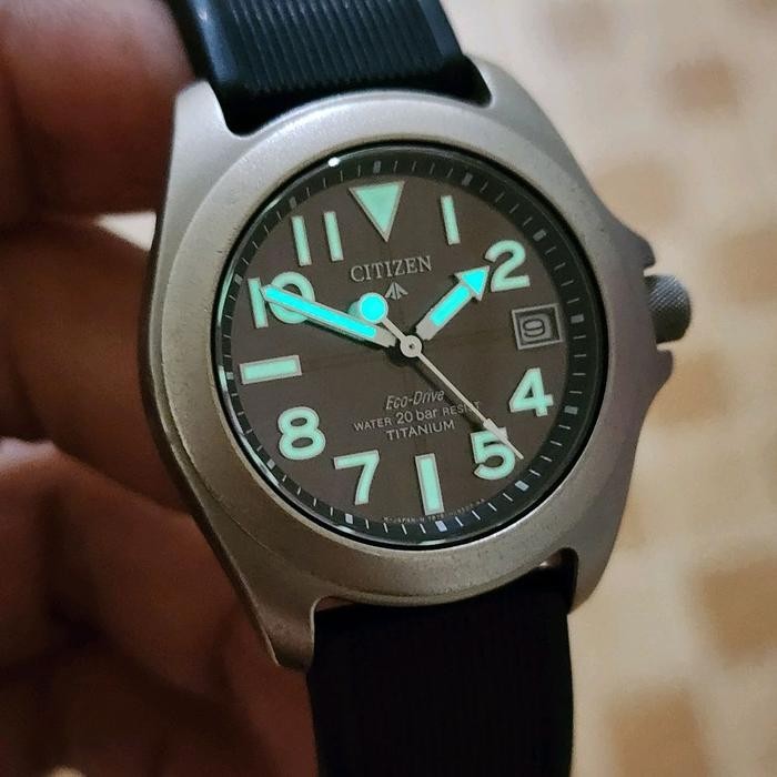 Rare Citizen Promaster Ray Mears 35mm Titanium Eco Drive 7878-H16714 ...