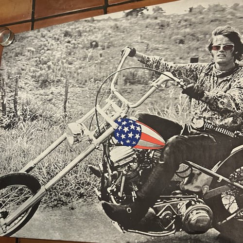 Vintage Easy Rider Chopper America Movie Poster Peter Fonda 1960's ...