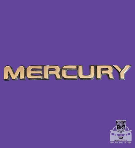 Mercury Script Emblem 1990 1991 1992 1993 Tracer Badge/Ornament Ford 91 ...