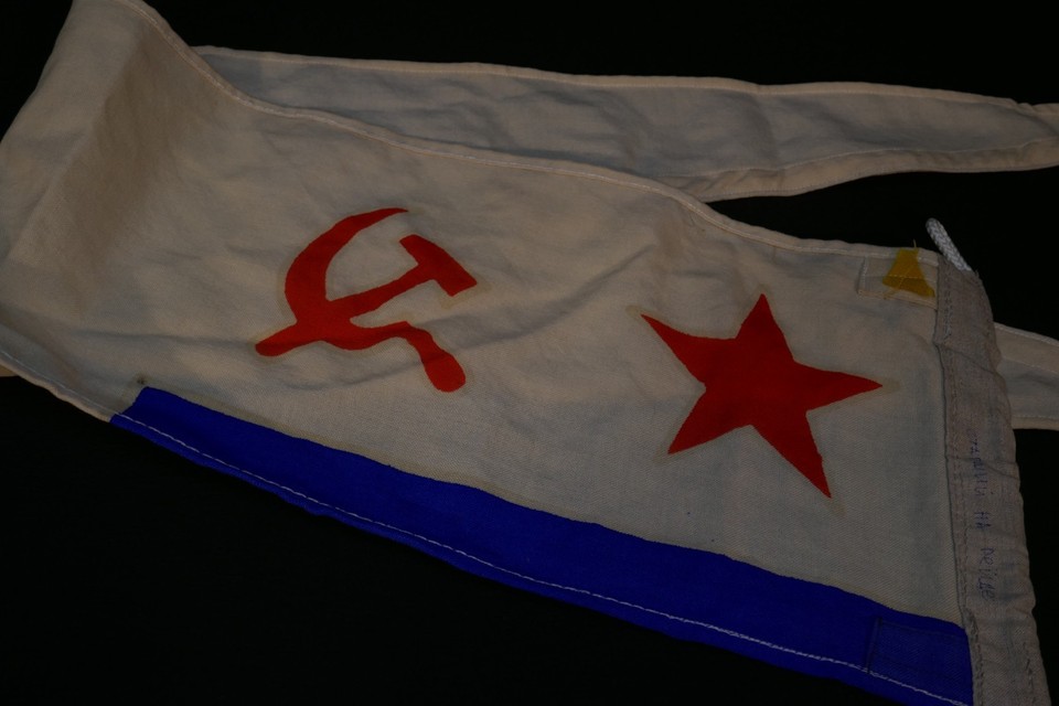 Cold War USSR Soviet Navy Broad Pennant of Task Force Commanders, (1964 ...