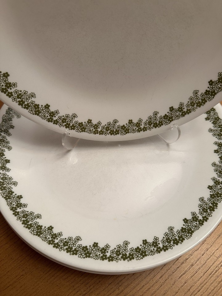 8 Vintage Corelle Crazy Daisy Spring Blossom 10-1/4" Dinner Plates ...