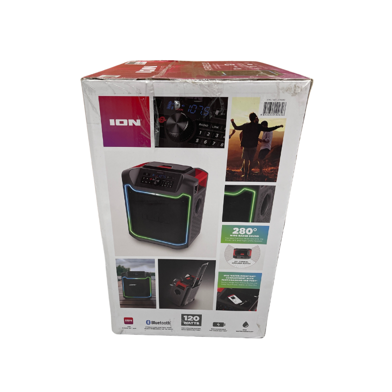 ION Pathfinder 280 120W Portable Wireless All-Weather Speaker - Black ...