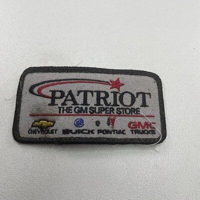 As-Is PATRIOT GM SUPERSTORE CAR DEALER PATCH (Chevrolet Buick Pontiac ...