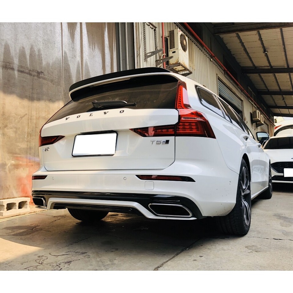 Flat Black 264G Rear Trunk Spoiler Duckbill Wing Fits 2019~2023 Volvo ...