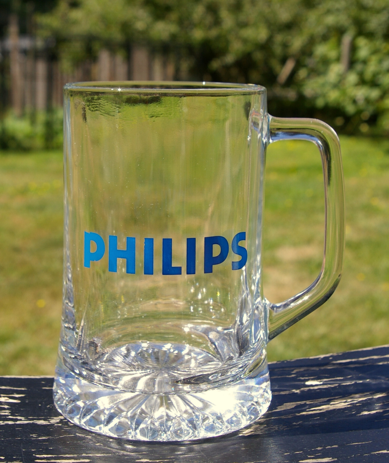 Blue Philips Logo Technology Company Drinking Glass Cup Mug Beer Stein ...