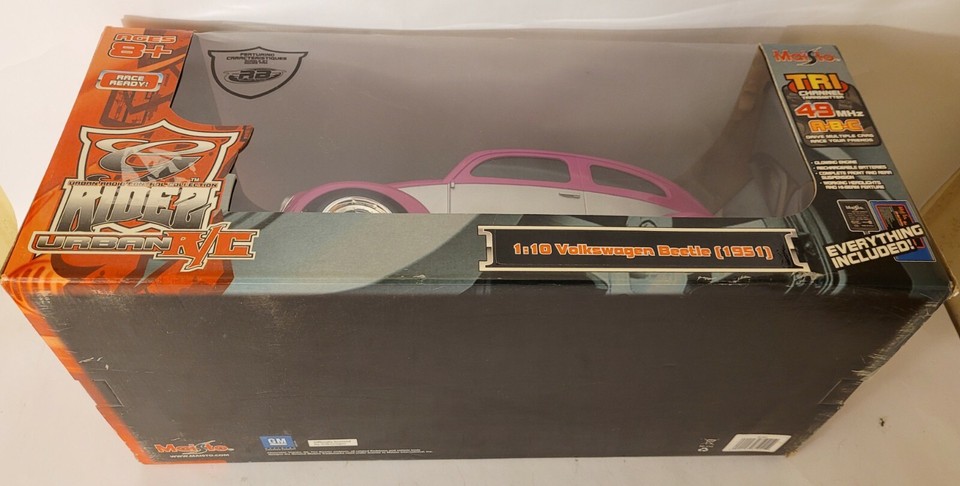 RARE Volkswagen 1:10 RC bug urban 1951 ridez beetle remote control RARE ...