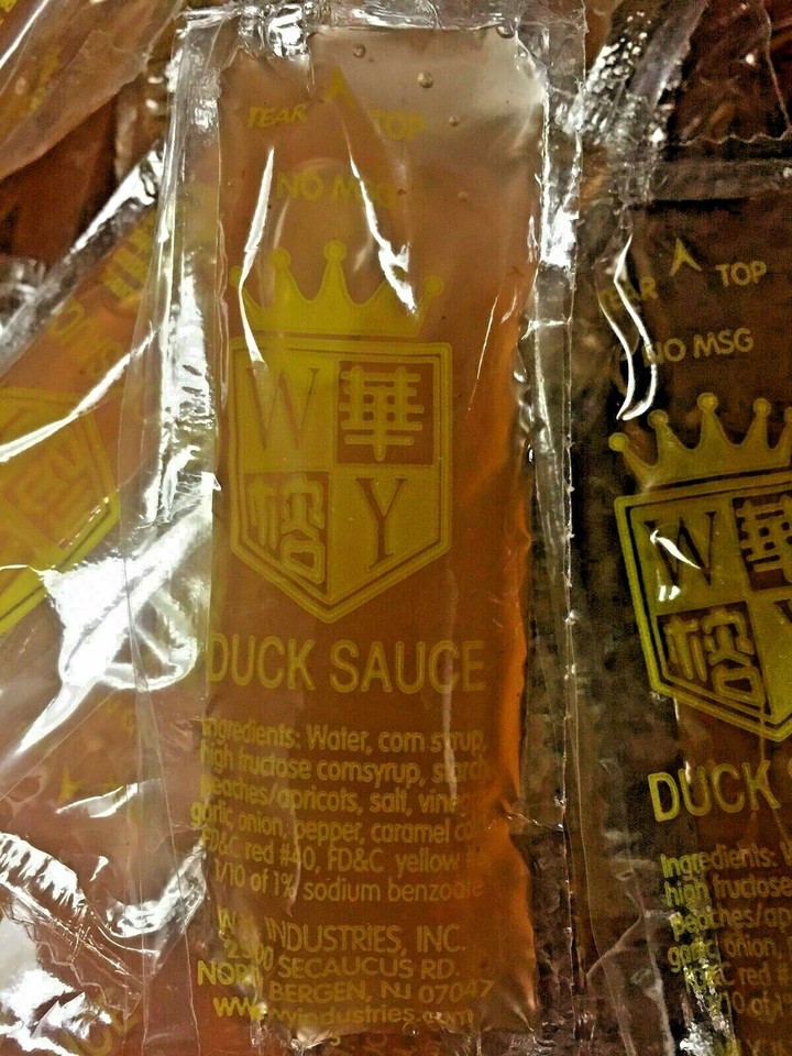 CHINESE DUCK SAUCE INDIVIDUAL PACKETS , WY BRAND DUCK SAUCE | eBay
