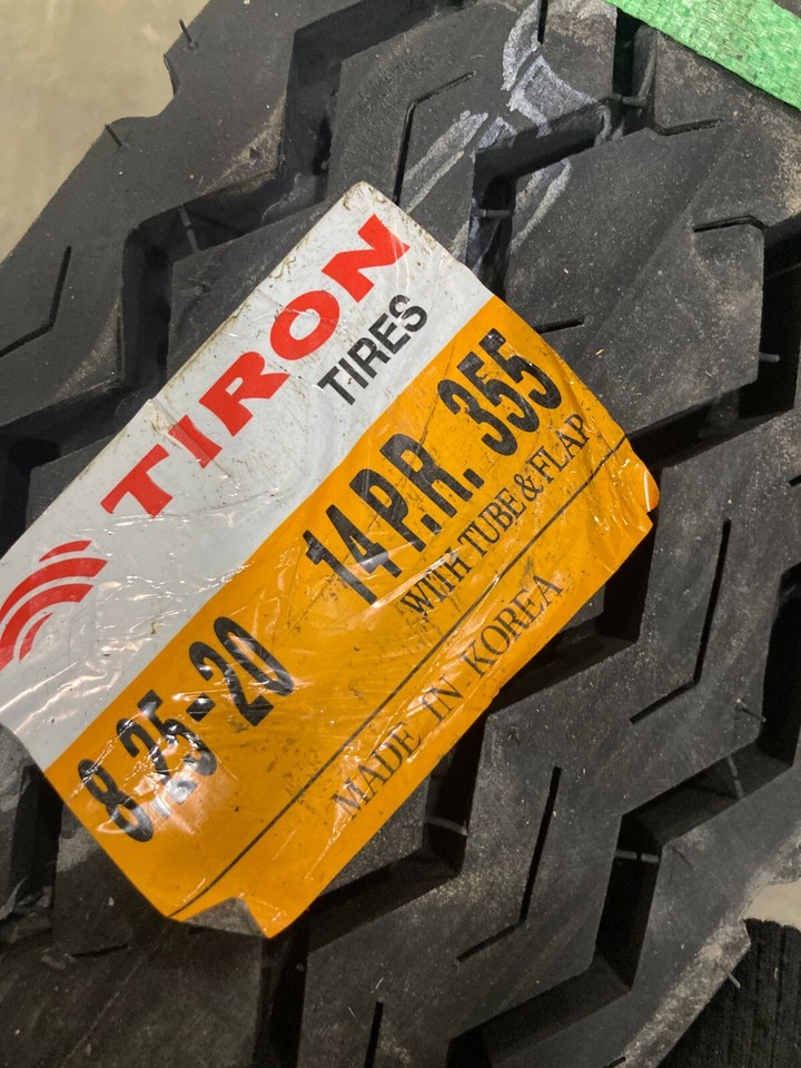 1 New Tire Tube & Flap 8.25 20 TIRON 355 HWY 14 ply 8.25x20 Highway | eBay