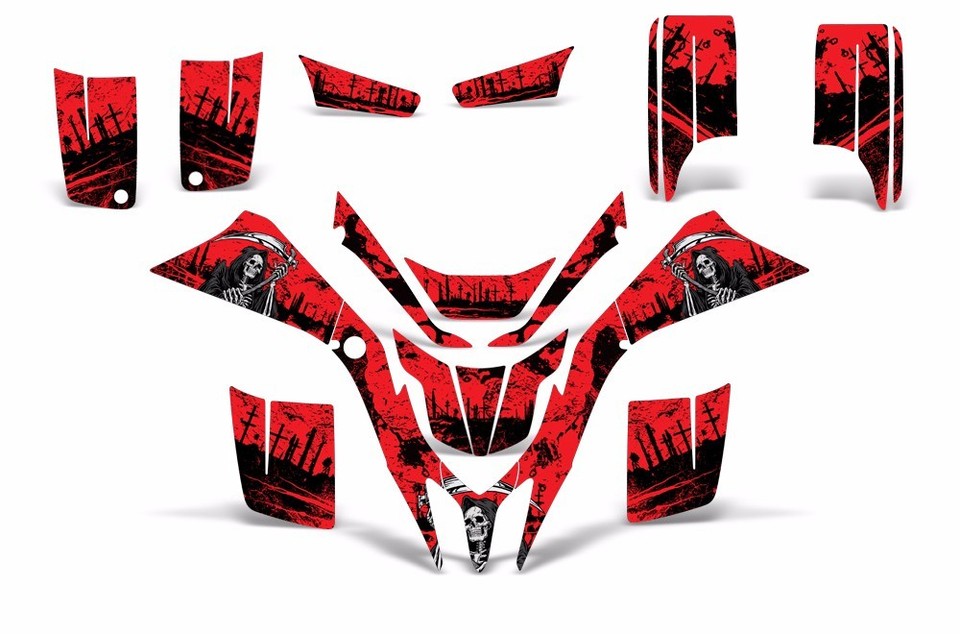 Yamaha Blaster 200 Decal Graphic Quad ATV Kit 1988-2005 REAPER R | eBay